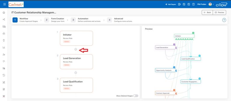How do I create the flowchart for a workflow? - Cflowapps