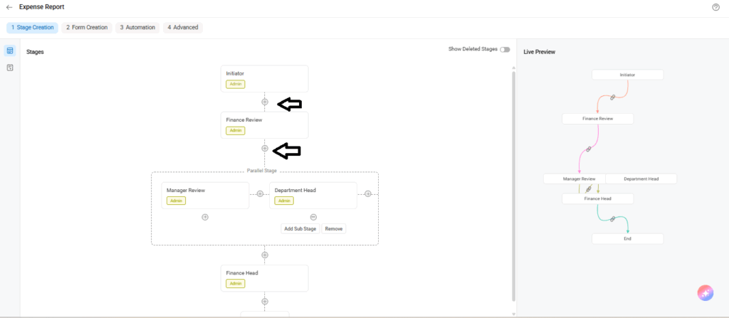 How do I create the flowchart for a workflow? - Cflowapps