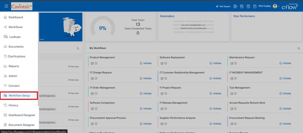 Can I import from Excel into a table section in a workflow? - Cflowapps