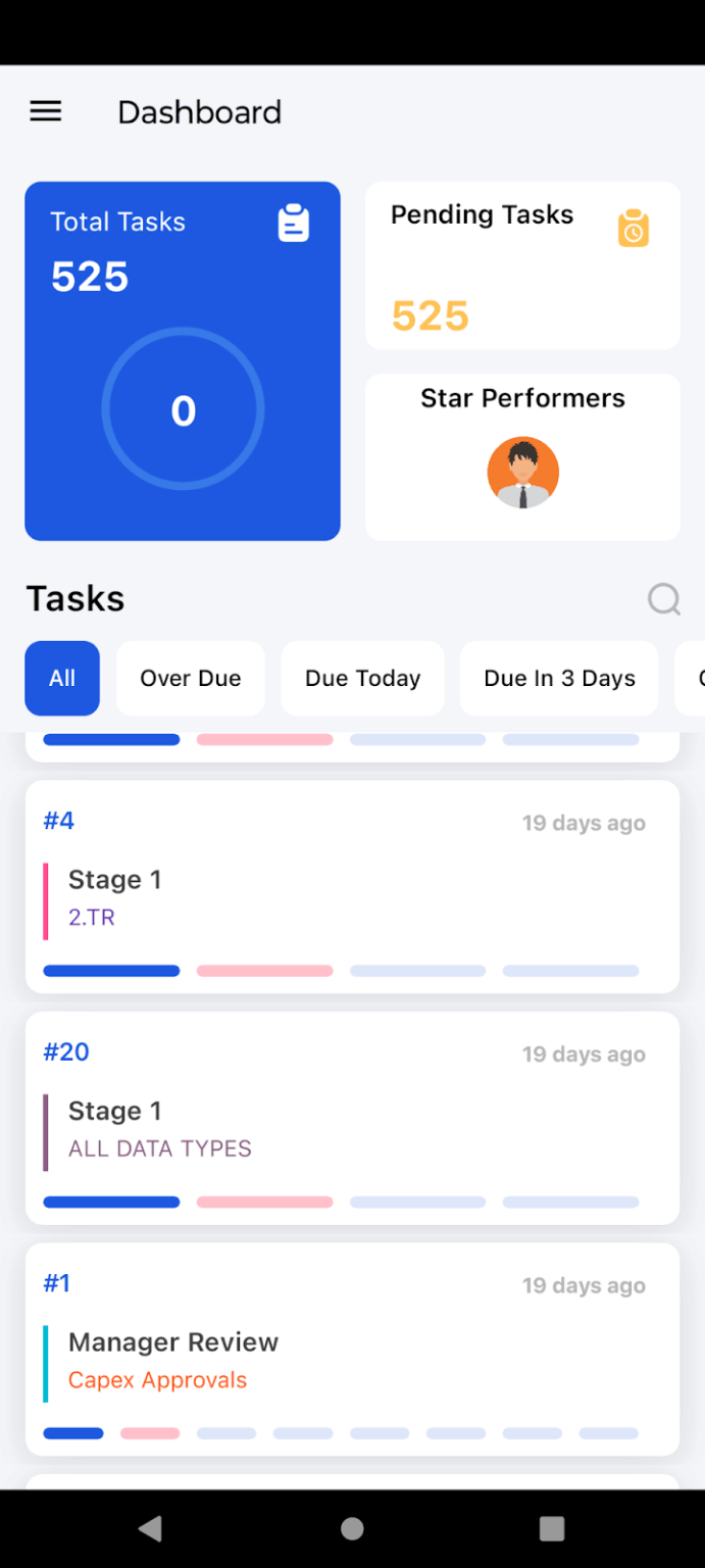 How do I take action on pending requests? - Cflowapps