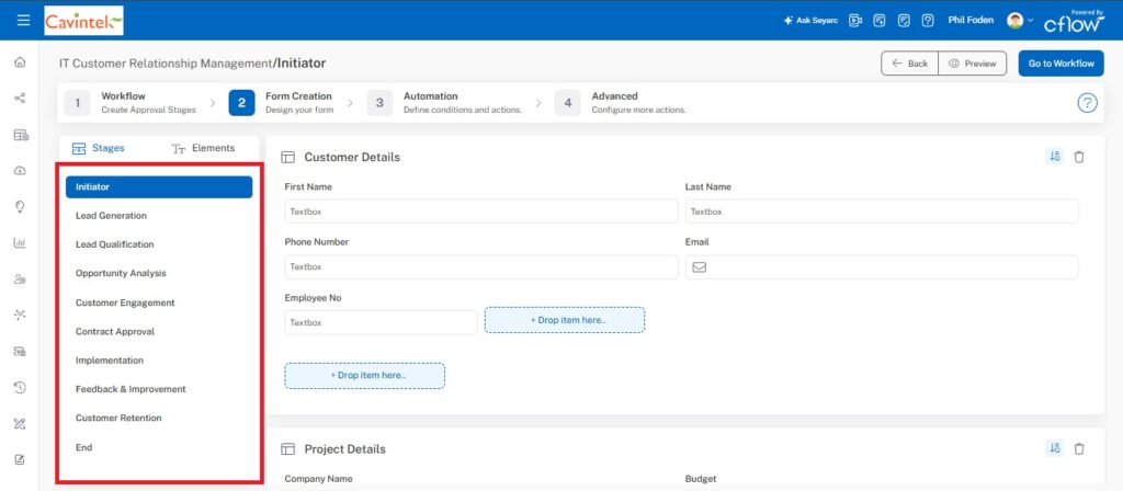 How can I customize the Form in Cflow? - Cflowapps