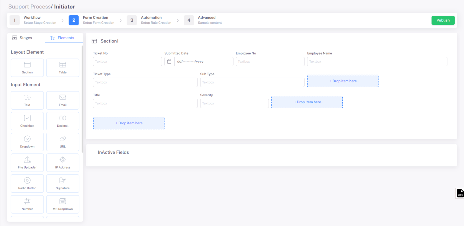 Form Creation - Cflowapps