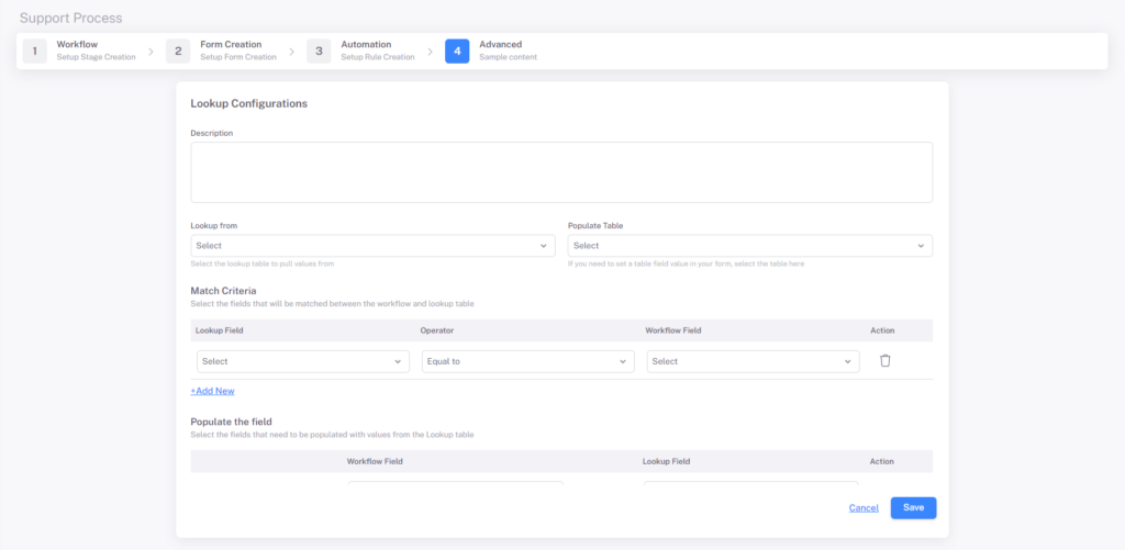 Related Workflows & Lookups - Cflowapps