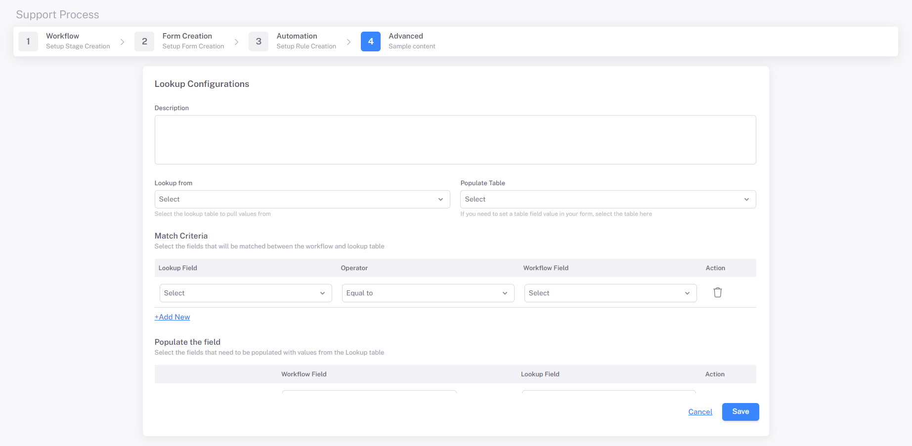 Related Workflows & Lookups - Cflowapps
